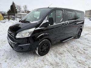 Black Ford Tourneo Custom 2013 in Kretinga, with an engine capacity of 2.20 L and mileage of 303 thousand km for 8250 €, photo  on AUTOMOTO.COM.LV