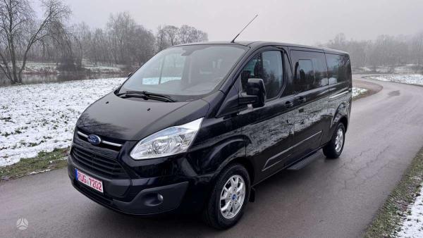 Black Ford Tourneo Custom 2015 in Kelme, with an engine capacity of 2.20 L and mileage of 285 thousand km for 14500 €, photo 1 on AUTOMOTO.COM.LV