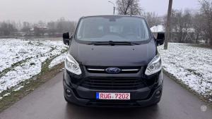 Black Ford Tourneo Custom 2015 in Kelme, with an engine capacity of 2.20 L and mileage of 285 thousand km for 14500 €, photo 2 on AUTOMOTO.COM.LV
