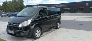 Black Ford Tourneo Custom 2015 in Siauliai, with an engine capacity of 2.20 L and mileage of 209 thousand km for 11950 €, photo  on AUTOMOTO.COM.LV