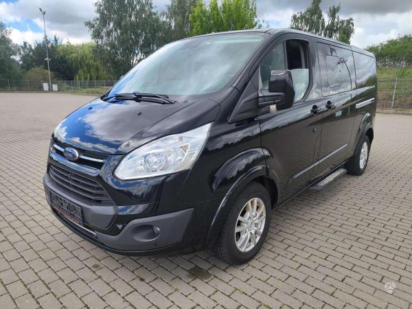 Black Ford Tourneo Custom 2017 in Marijampole, with an engine capacity of 2.00 L and mileage of 312 thousand km for 15600 €, photo 1 on AUTOMOTO.COM.LV