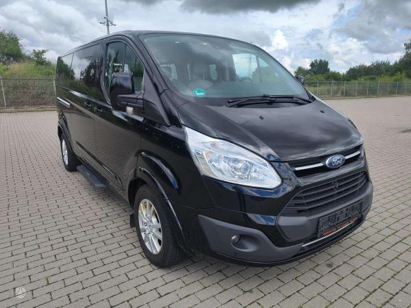 Black Ford Tourneo Custom 2017 in Marijampole, with an engine capacity of 2.00 L and mileage of 312 thousand km for 15600 €, photo 2 on AUTOMOTO.COM.LV