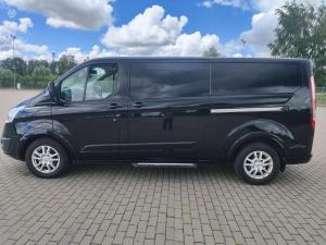 Black Ford Tourneo Custom 2017 in Marijampole, with an engine capacity of 2.00 L and mileage of 312 thousand km for 15600 €, photo 6 on AUTOMOTO.COM.LV