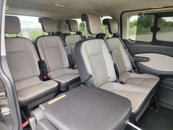 Black Ford Tourneo Custom 2017 in Marijampole, with an engine capacity of 2.00 L and mileage of 312 thousand km for 15600 €, photo 10 on AUTOMOTO.COM.LV