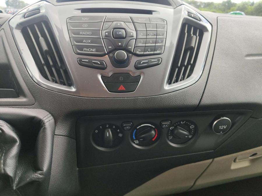 Black Ford Tourneo Custom 2017 in Marijampole, with an engine capacity of 2.00 L and mileage of 312 thousand km for 15600 €, photo 14 on AUTOMOTO.COM.LV