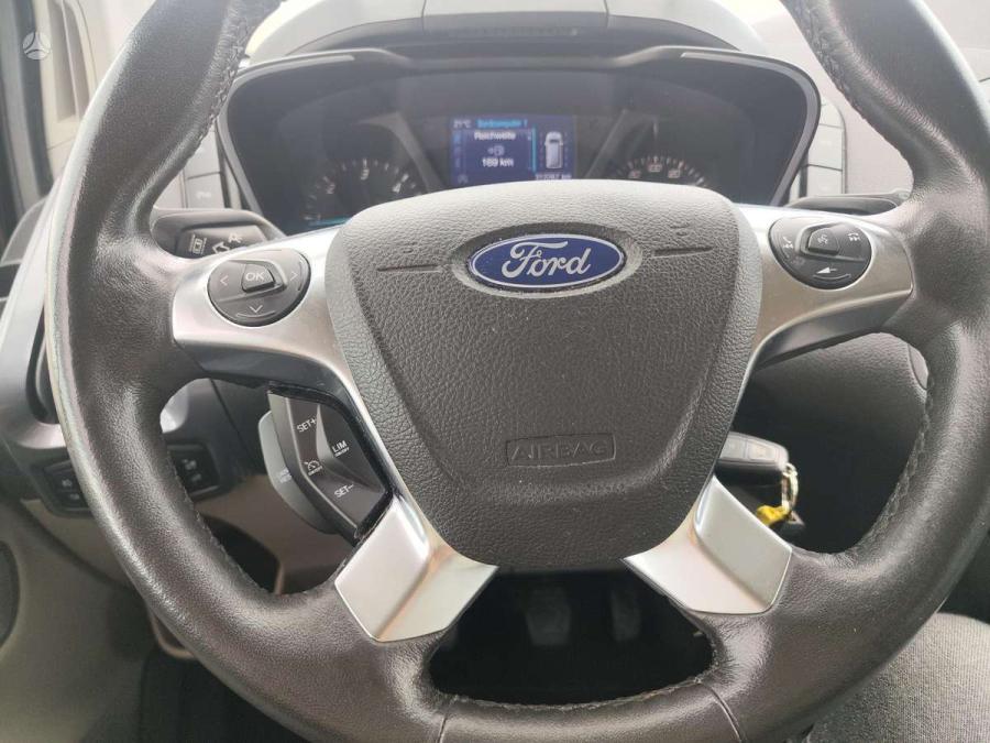 Black Ford Tourneo Custom 2017 in Marijampole, with an engine capacity of 2.00 L and mileage of 312 thousand km for 15600 €, photo 16 on AUTOMOTO.COM.LV