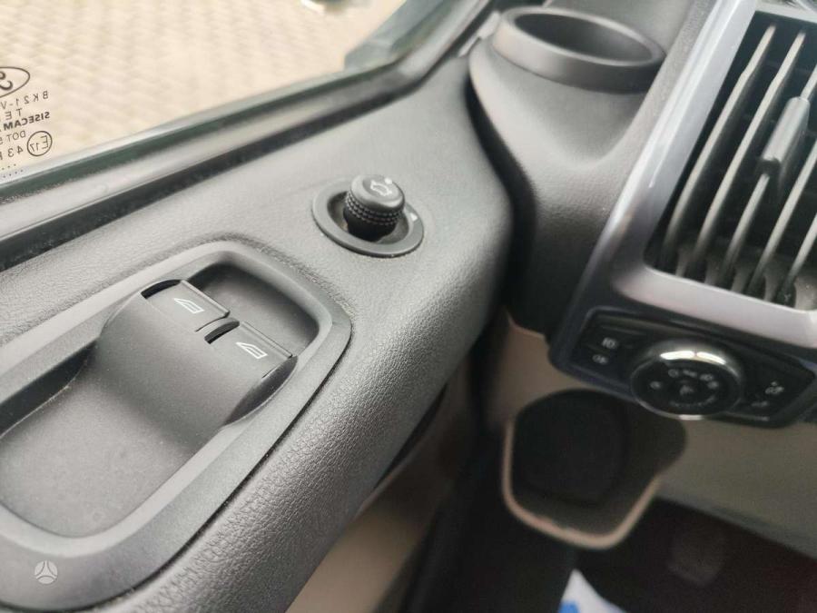 Black Ford Tourneo Custom 2017 in Marijampole, with an engine capacity of 2.00 L and mileage of 312 thousand km for 15600 €, photo 17 on AUTOMOTO.COM.LV