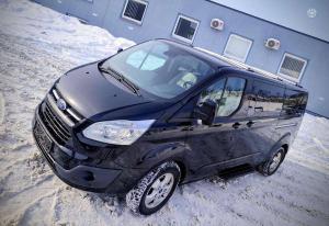 Melns Ford Tourneo Custom 2018 Klaipėda, ar dzinēja tilpumu 2.00 L un nobraukumu 220 tūkst. km par 14900 €, foto 2 vietnē AUTOMOTO.COM.LV