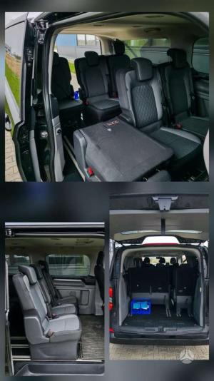 Black Ford Tourneo Custom 2024 in Klaipeda, with an engine capacity of 2.00 L and mileage of 121 thousand km for 40333 €, photo 9 on AUTOMOTO.COM.LV