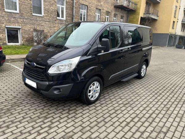 Melns Ford Tourneo Custom 2014 Viļņa, ar dzinēja tilpumu 2.20 L un nobraukumu 229 tūkst. km par 12000 €, foto 1 vietnē AUTOMOTO.COM.LV