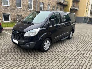 Melns Ford Tourneo Custom 2014 Viļņa, ar dzinēja tilpumu 2.20 L un nobraukumu 229 tūkst. km par 12000 €, foto  vietnē AUTOMOTO.COM.LV