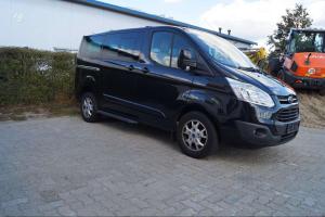 Black Ford Tourneo Custom 2014 in Alytus, with an engine capacity of 2.20 L and mileage of 214 thousand km for 8900 €, photo  on AUTOMOTO.COM.LV