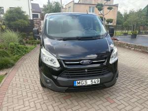 Melns Ford Tourneo Custom 2014 Plungė, ar dzinēja tilpumu 2.20 L un nobraukumu 199 tūkst. km par 11500 €, foto  vietnē AUTOMOTO.COM.LV