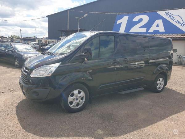 Melns Ford Tourneo Custom 2016 Kauņa, ar dzinēja tilpumu 2.20 L un nobraukumu 182 tūkst. km par 13950 €, foto 2 vietnē AUTOMOTO.COM.LV