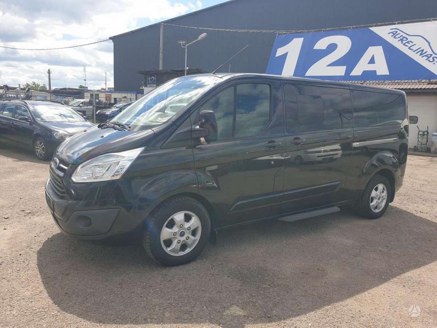 Melns Ford Tourneo Custom 2016 Kauņa, ar dzinēja tilpumu 2.20 L un nobraukumu 182 tūkst. km par 13950 €, foto 3 vietnē AUTOMOTO.COM.LV