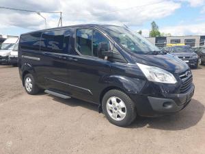 Melns Ford Tourneo Custom 2016 Kauņa, ar dzinēja tilpumu 2.20 L un nobraukumu 182 tūkst. km par 13950 €, foto 5 vietnē AUTOMOTO.COM.LV