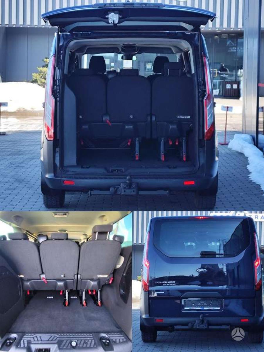 Blue Ford Tourneo Custom 2013 in Siauliai, with an engine capacity of 2.20 L and mileage of 267 thousand km for 10590 €, photo 26 on AUTOMOTO.COM.LV