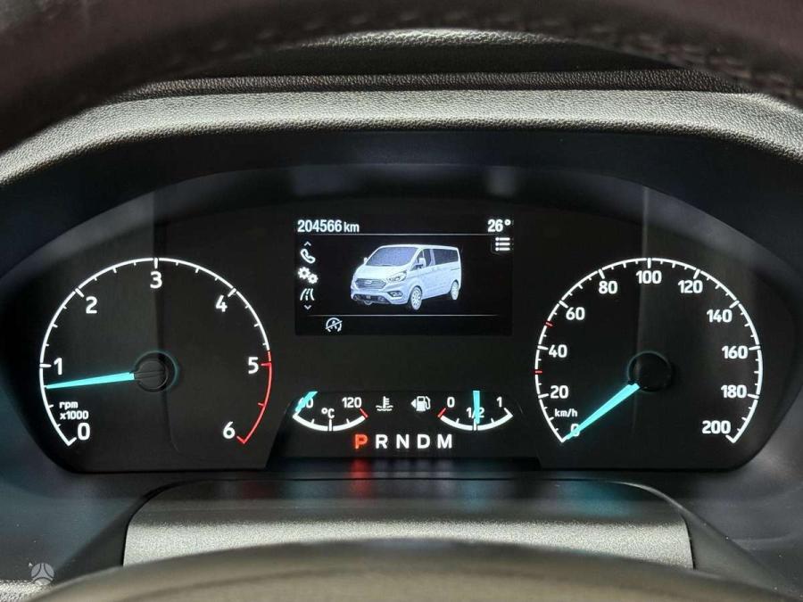 Blue Ford Tourneo Custom 2019 in Marijampole, with an engine capacity of 2.00 L and mileage of 205 thousand km for 21900 €, photo 24 on AUTOMOTO.COM.LV