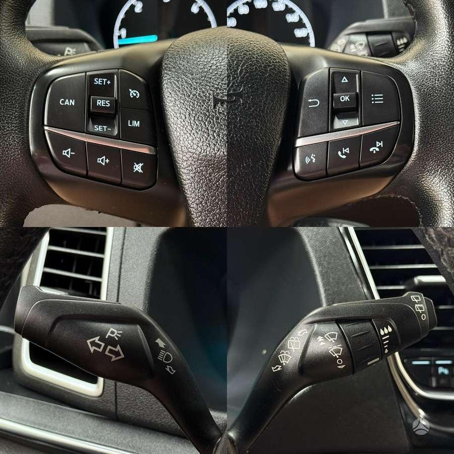 Blue Ford Tourneo Custom 2019 in Marijampole, with an engine capacity of 2.00 L and mileage of 205 thousand km for 21900 €, photo 25 on AUTOMOTO.COM.LV