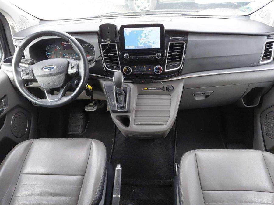Blue Ford Tourneo Custom 2021 in Vilnius, with an engine capacity of 2.00 L and mileage of 200 thousand km for 23190 €, photo 9 on AUTOMOTO.COM.LV