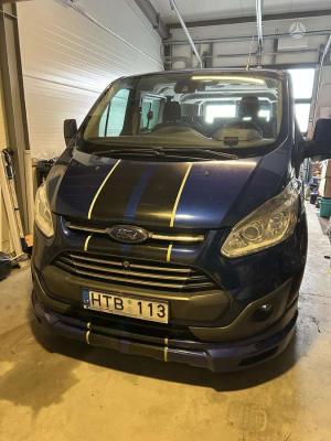 Zils Ford Tourneo Custom 2015 Viļņa, ar dzinēja tilpumu 2.20 L un nobraukumu 250 tūkst. km par 16600 €, foto  vietnē AUTOMOTO.COM.LV