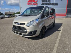 Brown Ford Tourneo Custom 2017 in Ukmerge, with an engine capacity of 2.00 L and mileage of 296 thousand km for 12500 €, photo  on AUTOMOTO.COM.LV
