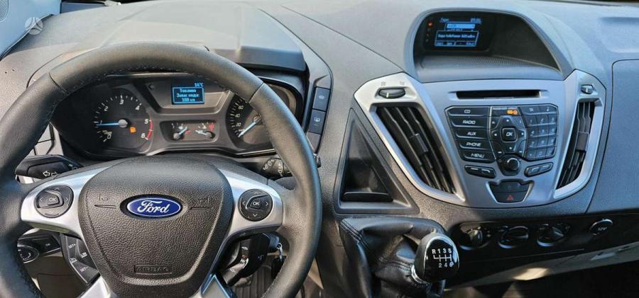 Grey Ford Tourneo Custom 2013 in Ukmerge, with an engine capacity of 2.20 L and mileage of 264 thousand km for 10400 €, photo 17 on AUTOMOTO.COM.LV