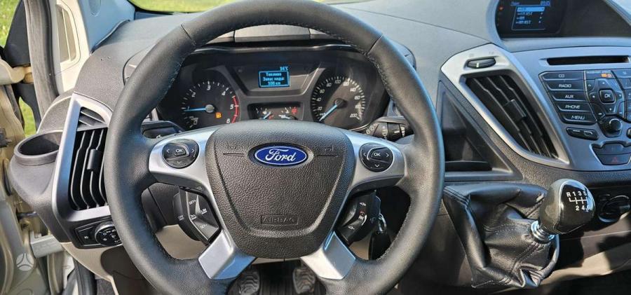 Grey Ford Tourneo Custom 2013 in Ukmerge, with an engine capacity of 2.20 L and mileage of 264 thousand km for 10400 €, photo 18 on AUTOMOTO.COM.LV