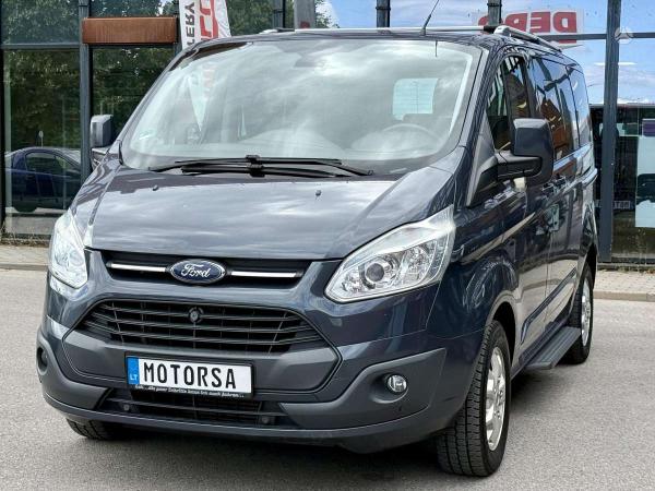 Grey Ford Tourneo Custom 2013 in Kaunas, with an engine capacity of 2.20 L and mileage of 253 thousand km for 12190 €, photo 2 on AUTOMOTO.COM.LV