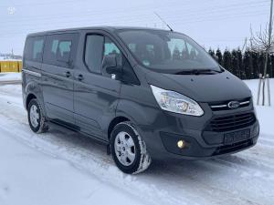 Grey Ford Tourneo Custom 2015 in Marijampole, with an engine capacity of 2.20 L and mileage of 102 thousand km for 15950 €, photo  on AUTOMOTO.COM.LV