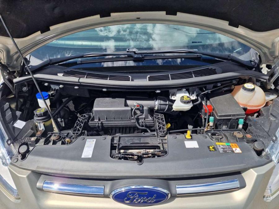 Grey Ford Tourneo Custom 2015 in Kaunas, with an engine capacity of 2.20 L and mileage of 290 thousand km for 11790 €, photo 31 on AUTOMOTO.COM.LV