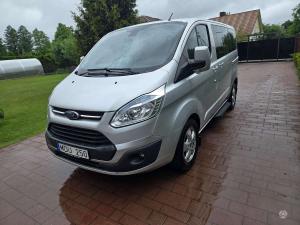 Grey Ford Tourneo Custom 2015 in Salcininkai, with an engine capacity of 2.20 L and mileage of 309 thousand km for 8500 €, photo 3 on AUTOMOTO.COM.LV