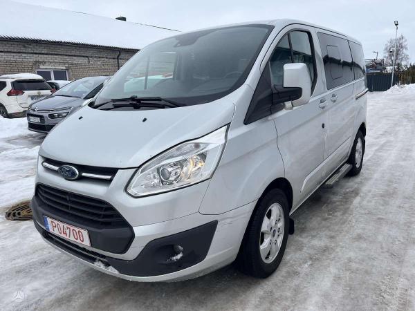 Pelēks Ford Tourneo Custom 2017 Tauragė, ar dzinēja tilpumu 2.00 L un nobraukumu 268 tūkst. km par 9300 €, foto 1 vietnē AUTOMOTO.COM.LV