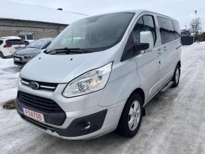 Pelēks Ford Tourneo Custom 2017 Tauragė, ar dzinēja tilpumu 2.00 L un nobraukumu 268 tūkst. km par 9300 €, foto  vietnē AUTOMOTO.COM.LV