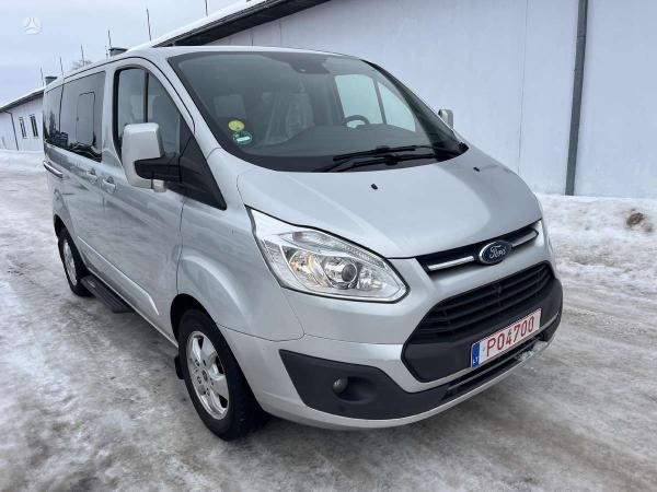Pelēks Ford Tourneo Custom 2017 Tauragė, ar dzinēja tilpumu 2.00 L un nobraukumu 268 tūkst. km par 9300 €, foto 2 vietnē AUTOMOTO.COM.LV