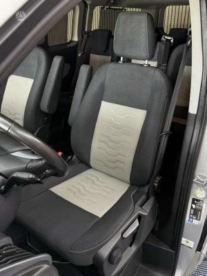 Grey Ford Tourneo Custom 2017 in Marijampole, with an engine capacity of 2.00 L and mileage of 119 thousand km for 15900 €, photo 16 on AUTOMOTO.COM.LV