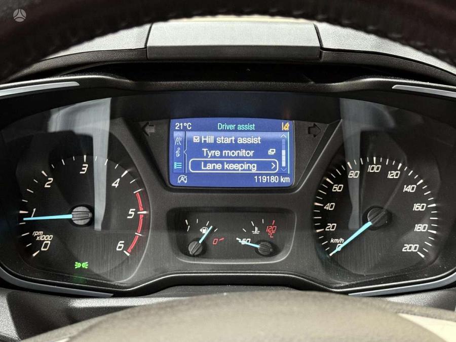 Grey Ford Tourneo Custom 2017 in Marijampole, with an engine capacity of 2.00 L and mileage of 119 thousand km for 15900 €, photo 24 on AUTOMOTO.COM.LV