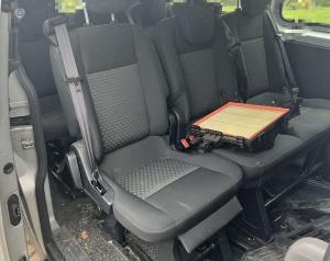 Pelēks Ford Tourneo Custom 2020 Tauragė, ar dzinēja tilpumu 1.97 L un nobraukumu 99 tūkst. km par 8900 €, foto 5 vietnē AUTOMOTO.COM.LV