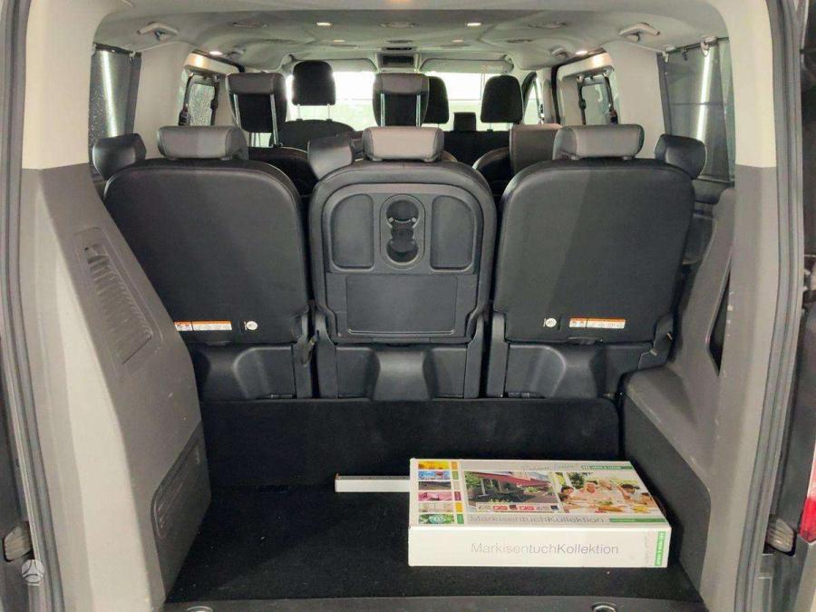 Grey Ford Tourneo Custom 2020 in Vilnius, with an engine capacity of 1.99 L and mileage of 186 thousand km for 21300 €, photo 11 on AUTOMOTO.COM.LV