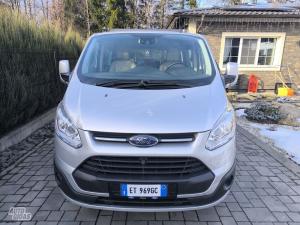 Grey Ford Tourneo Custom 2014 in Vilnius, with an engine capacity of 2.20 L and mileage of 220 thousand km for 13300 €, photo 2 on AUTOMOTO.COM.LV