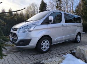 Grey Ford Tourneo Custom 2014 in Vilnius, with an engine capacity of 2.20 L and mileage of 220 thousand km for 13300 €, photo 3 on AUTOMOTO.COM.LV