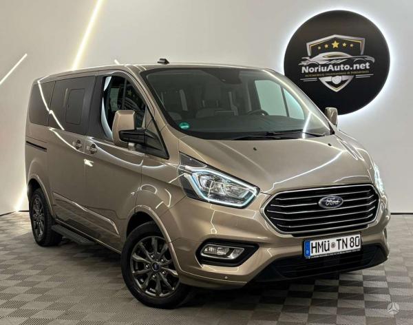 Grey Ford Tourneo Custom 2020 in Marijampole, with an engine capacity of 2.00 L and mileage of 164 thousand km for 21650 €, photo 1 on AUTOMOTO.COM.LV