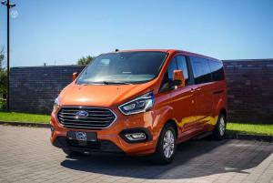 Orange Ford Tourneo Custom 2020 in Marijampole, with an engine capacity of 2.00 L and mileage of 176 thousand km for 20950 €, photo 6 on AUTOMOTO.COM.LV