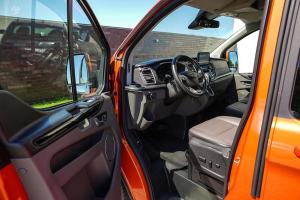 Orange Ford Tourneo Custom 2020 in Marijampole, with an engine capacity of 2.00 L and mileage of 176 thousand km for 20950 €, photo 16 on AUTOMOTO.COM.LV