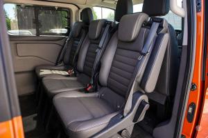 Orange Ford Tourneo Custom 2020 in Marijampole, with an engine capacity of 2.00 L and mileage of 176 thousand km for 20950 €, photo 27 on AUTOMOTO.COM.LV