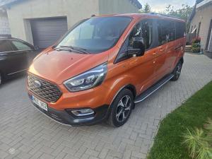Orange Ford Tourneo Custom 2021 in Vilnius, with an engine capacity of 2.00 L and mileage of 71 thousand km for 31000 €, photo 3 on AUTOMOTO.COM.LV