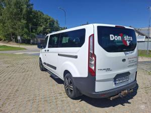 White Ford Tourneo Custom 2014 in Prienai, with an engine capacity of 2.20 L and mileage of 205 thousand km for 7900 €, photo 9 on AUTOMOTO.COM.LV