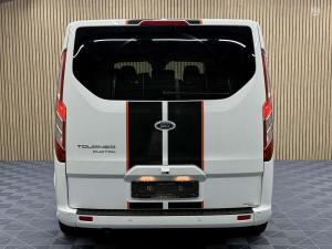 White Ford Tourneo Custom 2020 in Marijampole, with an engine capacity of 2.00 L and mileage of 232 thousand km for 22900 €, photo 7 on AUTOMOTO.COM.LV
