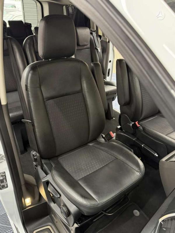 White Ford Tourneo Custom 2020 in Marijampole, with an engine capacity of 2.00 L and mileage of 232 thousand km for 22900 €, photo 10 on AUTOMOTO.COM.LV