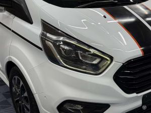 White Ford Tourneo Custom 2020 in Marijampole, with an engine capacity of 2.00 L and mileage of 232 thousand km for 22900 €, photo 28 on AUTOMOTO.COM.LV